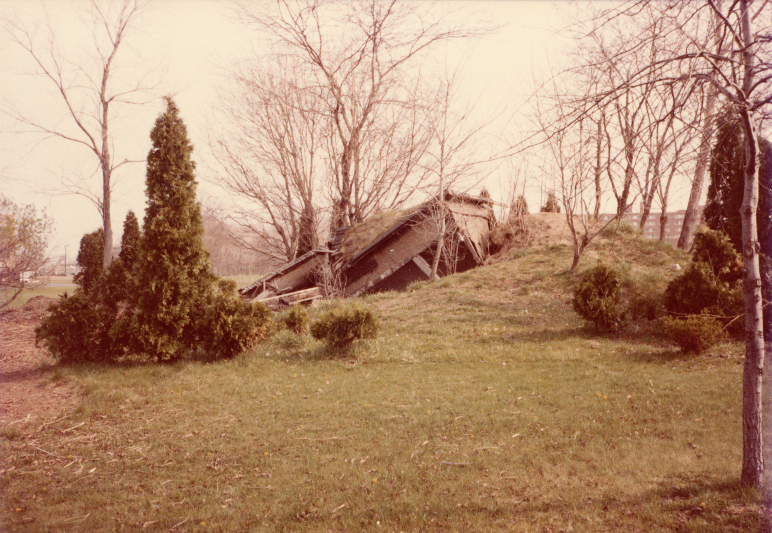Robert Smithson Partially Buried Woodshed Arroyo Chamisa: "Partially